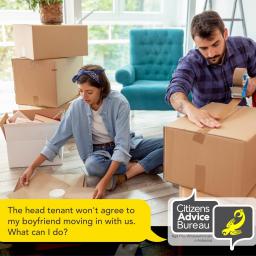 The head tenant won’t agree to my boyfriend moving in with us. What can ...