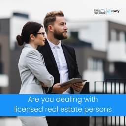 Are you dealing with licensed real estate persons? - Neighbourly ...