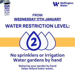 Water Restriction Level 2 - Neighbourly Wellington Central, Wellington