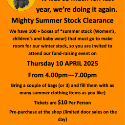Summer Stock Sale - Neighbourly Horohoro, Rotorua