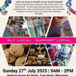 The Whangārei Crafts Market - Sunday 27th July 2025, 9am-2pm - Reyburn ...
